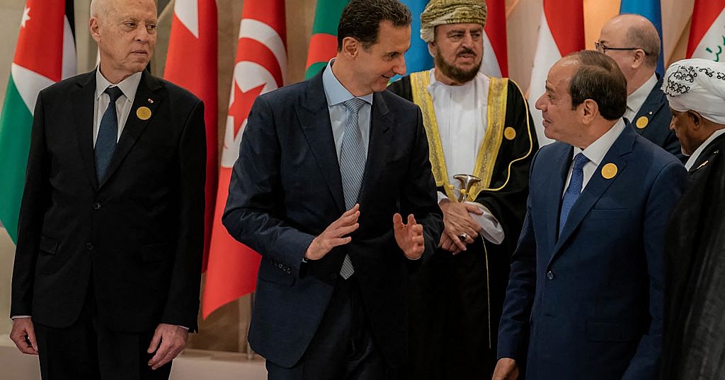 Syria's Assad attends first Arab league summit in 12 years, meets with ...